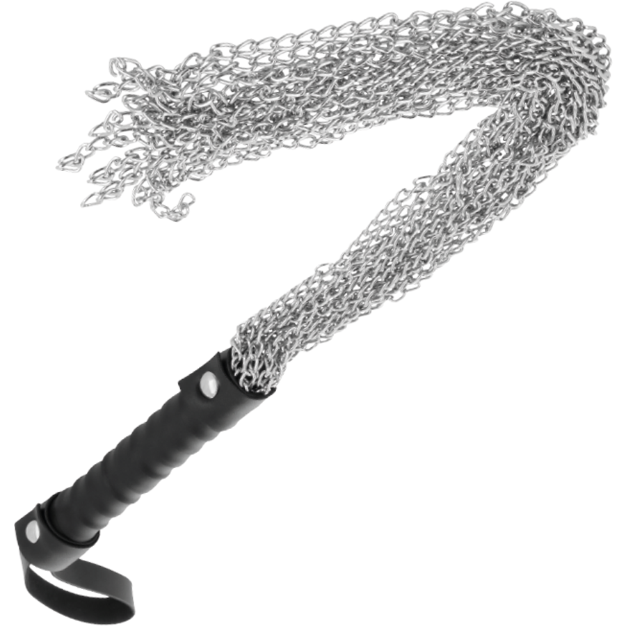 Луксозен флогър с метални нишки - Darkness Chain Flogger на ХИТ цена ...